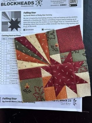 Falling Star - Free Quilt Pattern: A Guide to Creating a Beautiful ...